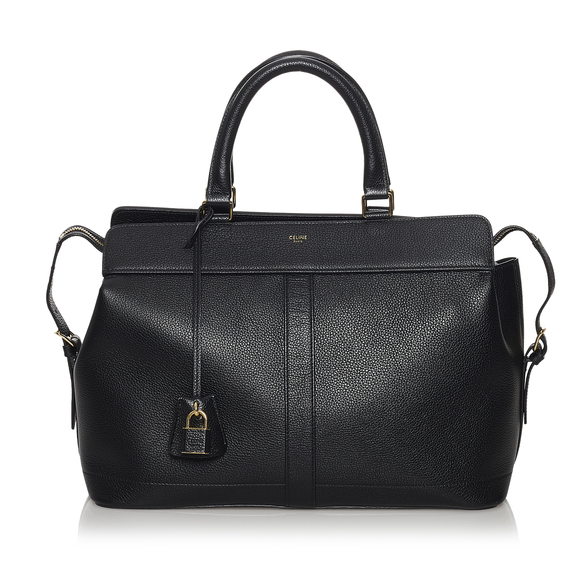 Celine | Bags | Celine Medium Cabas De France Leather Satchel | Poshmark